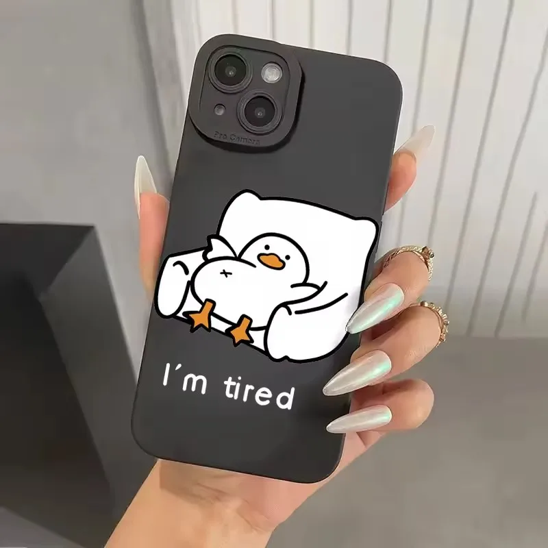 Cartoon Duck Pattern Phone Case For Samsung Galaxy S24 S25 Ultra S24 FE ...