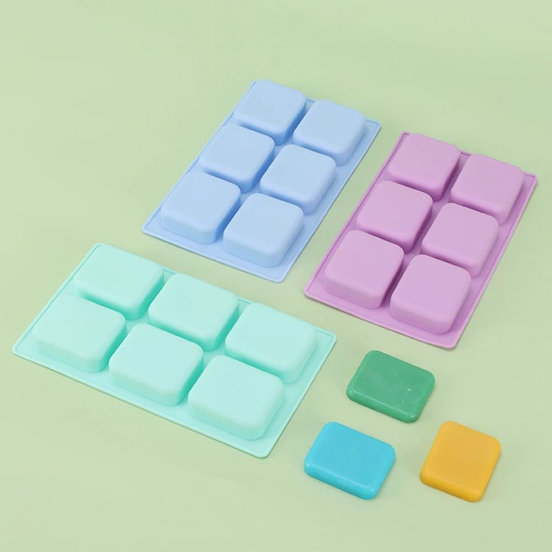 Soap Polymer Clay Baking Molds | Silicone Soap Making Supplies - Square ...