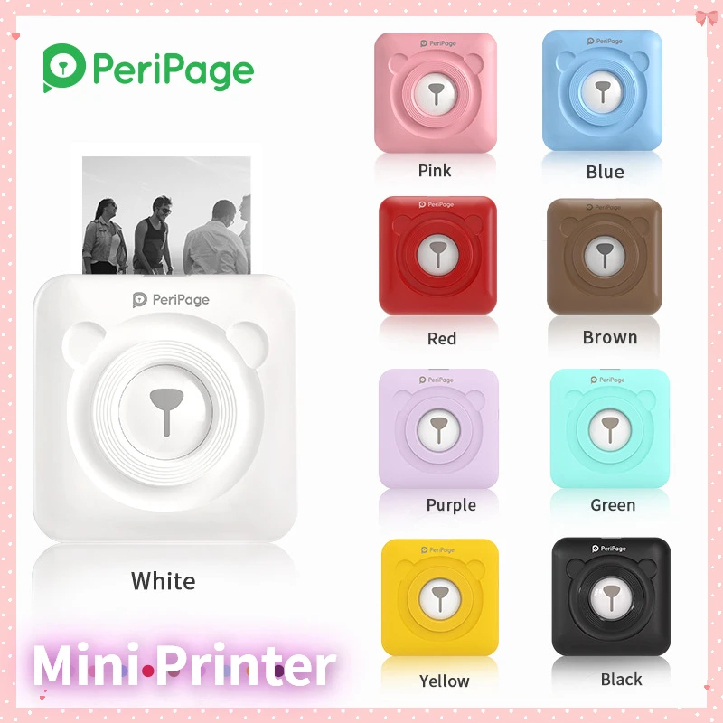 Peripage A6 Mini Pocket Printer Wireless Bt Thermal Printer Picture ...