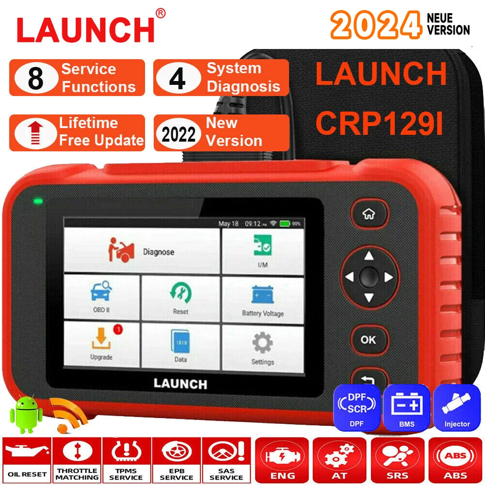 LAUNCH-CRP129i-OBD2-Automotive-Scanner-Professional-Code-Reader-TPMS ...