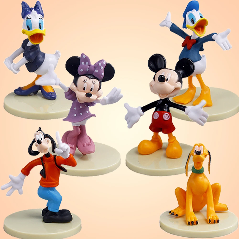 6Pcs-Set-Disney-Mickey-Mouse-Anime-Figures-PVC-Minnie-Donald-Duck-Goofy ...