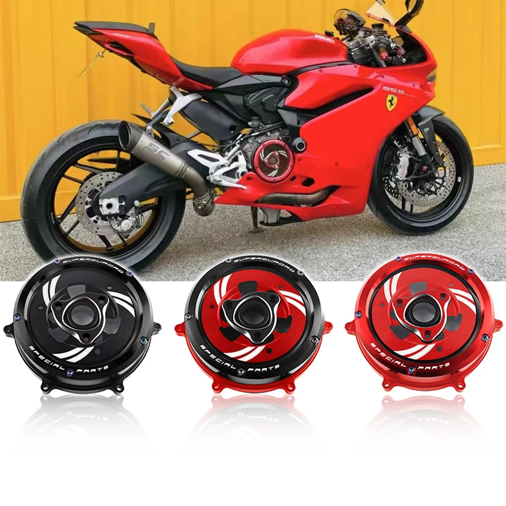 Clear-Clutch-Cover-for-Ducati-Clutch-Protector-Guard-Case-Kit-CNC ...