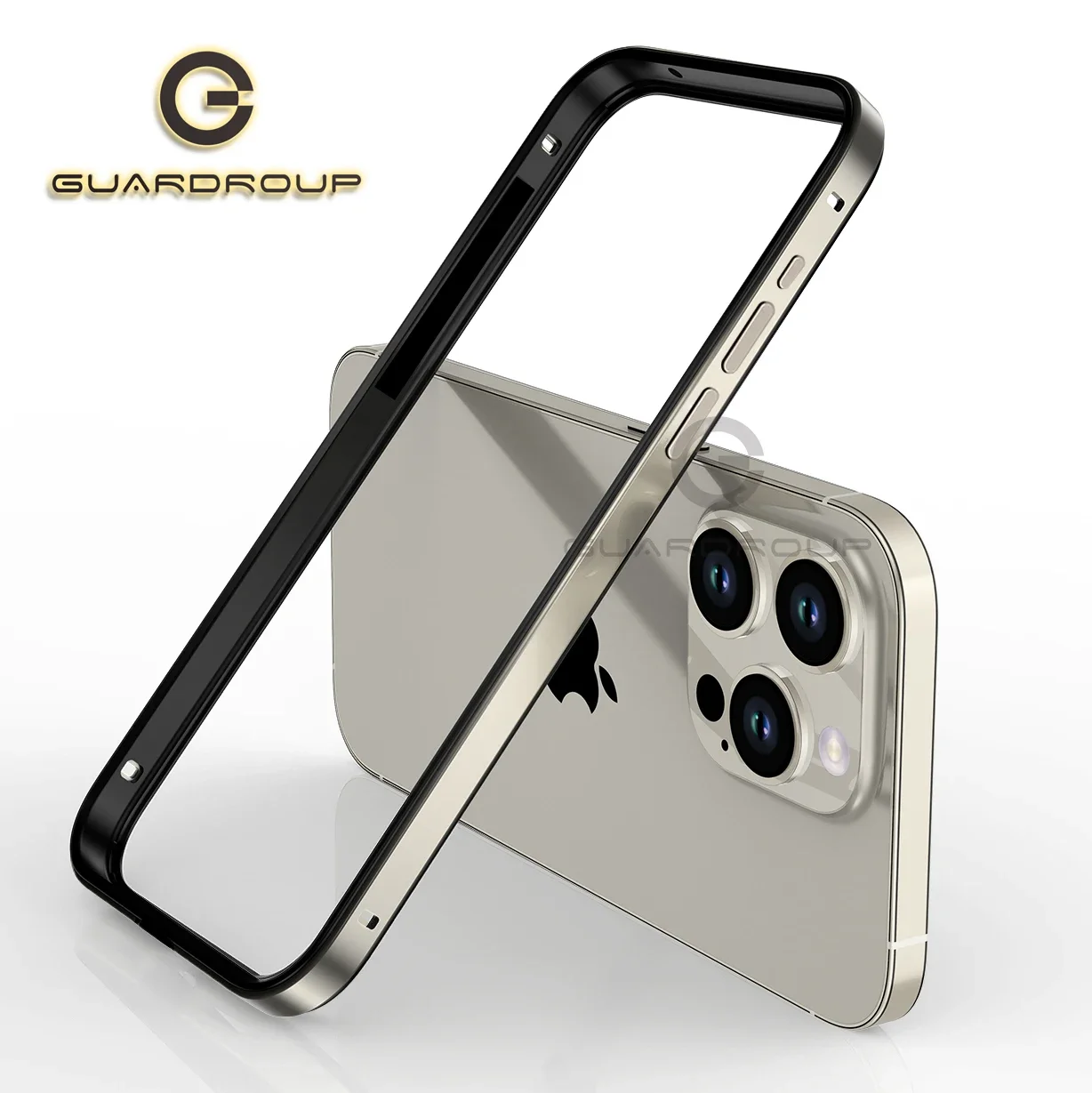 For-iPhone-12-13-14-15-Pro-Max-Plus-Bumper-Case-Luxury-Light-Aluminum ...