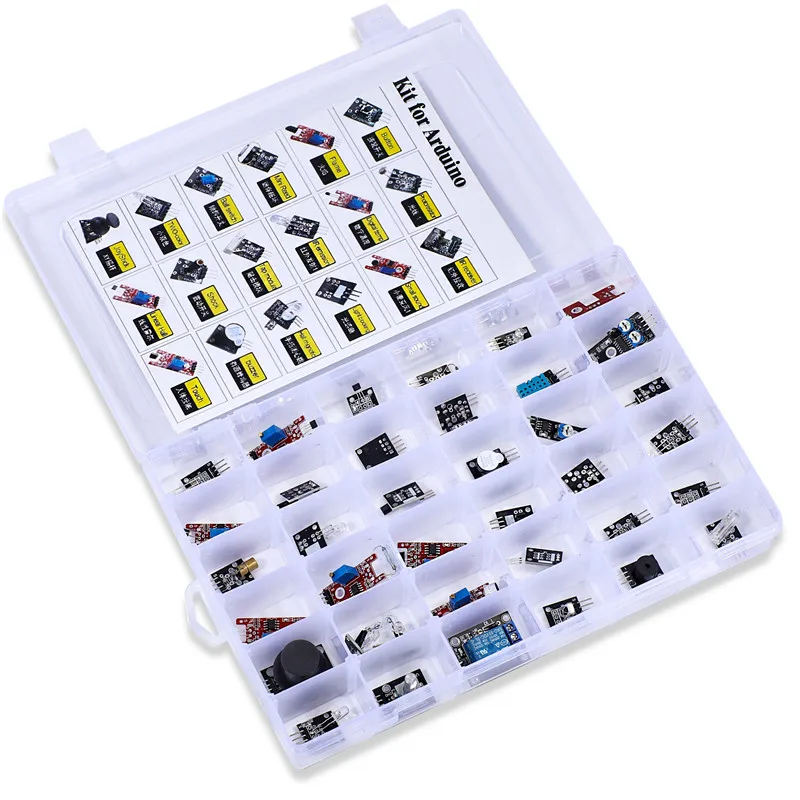For arduino 45 in 1 Sensors Modules Starter Kit better than 37in1 ...
