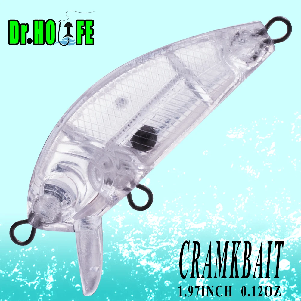 Dr-Holife-30PCS-LOT-MINI-Unpainted-Crankbait-Blanks-Lure-Floating ...