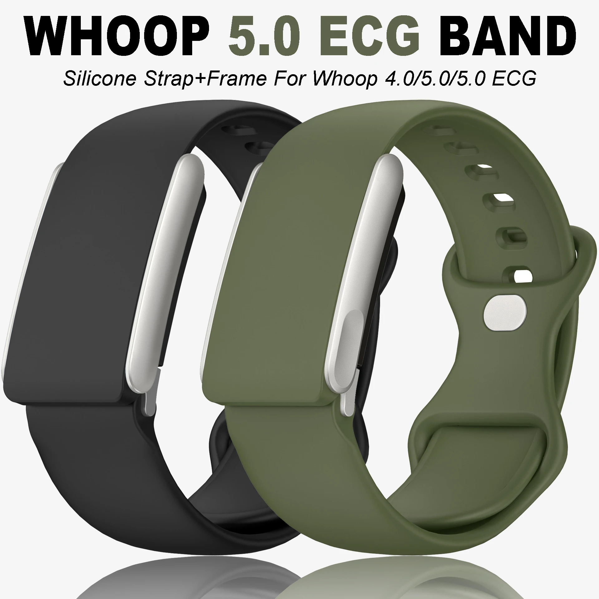 ل Whoop 4.0/5.0 ساعة الأشرطة لينة اللمس سيليكون العصابات ل WHOOP واحد ...