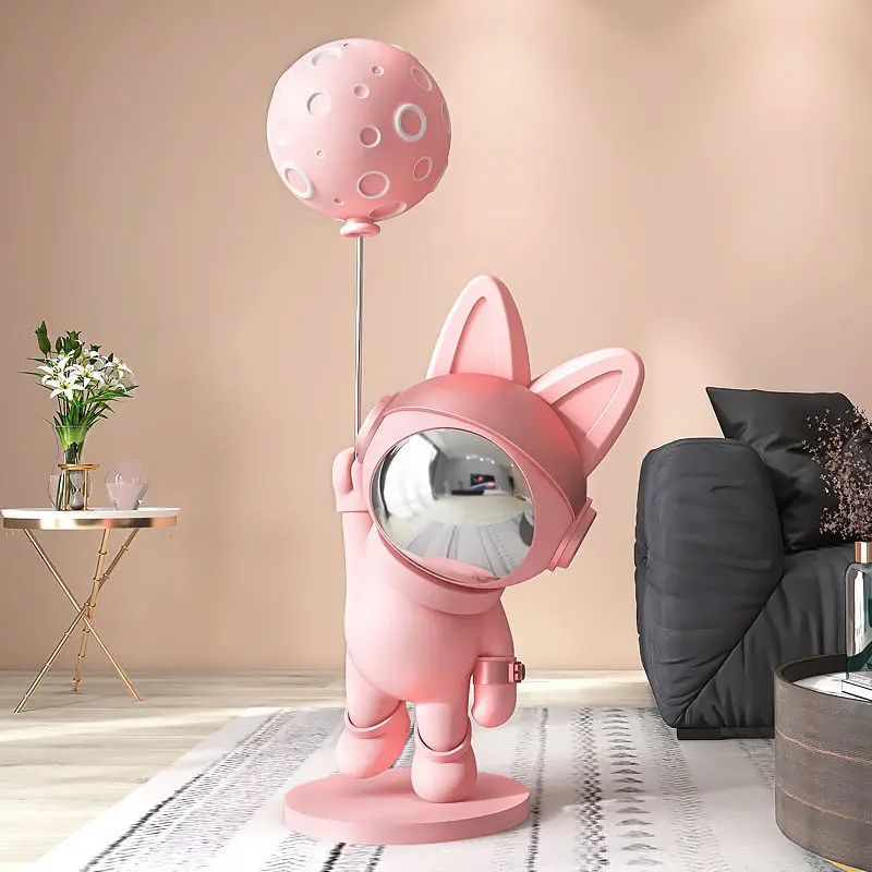 100cm Interior Decor Space Rabbit Figurine Modern Decorative Statue ...