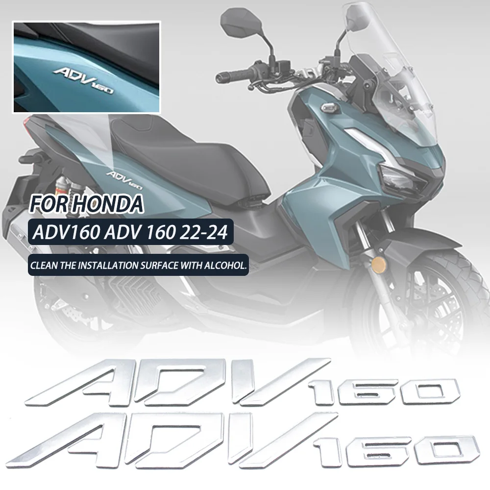 For-Honda-ADV160-Motorcycle-Accessories-Decals-Stickers-Emblem-Badge-3D ...