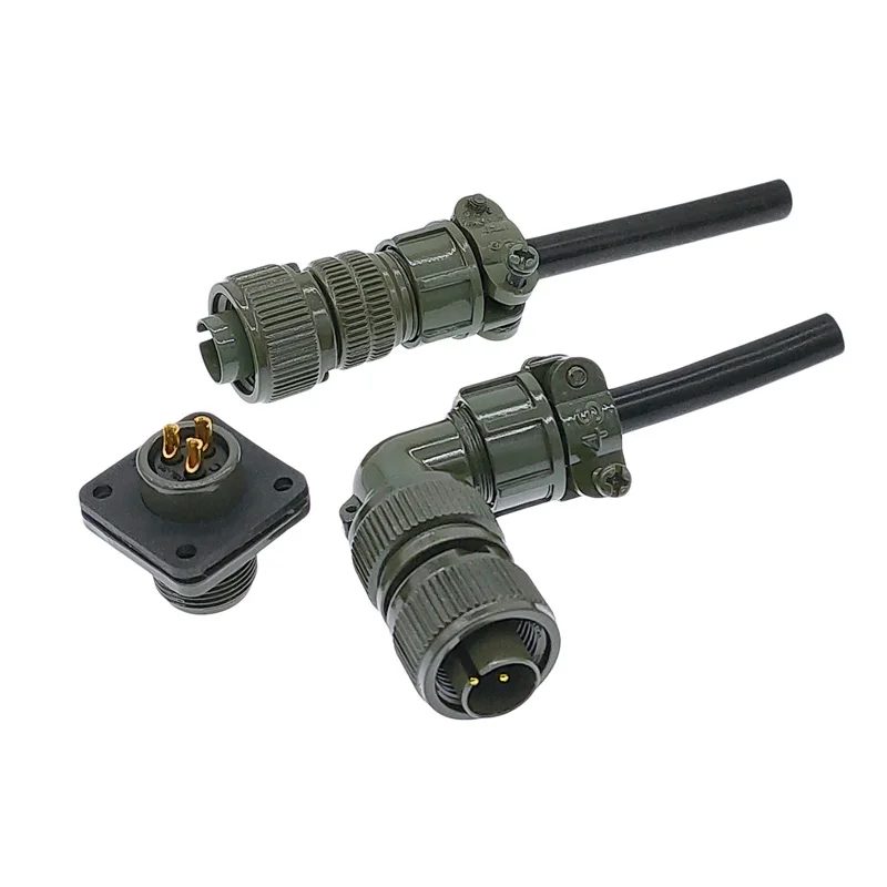 MS3106A-10SL-3-10SL-4-MIL-C-5015-Circular-Connector-MS3108-MIL-STD-Plug ...