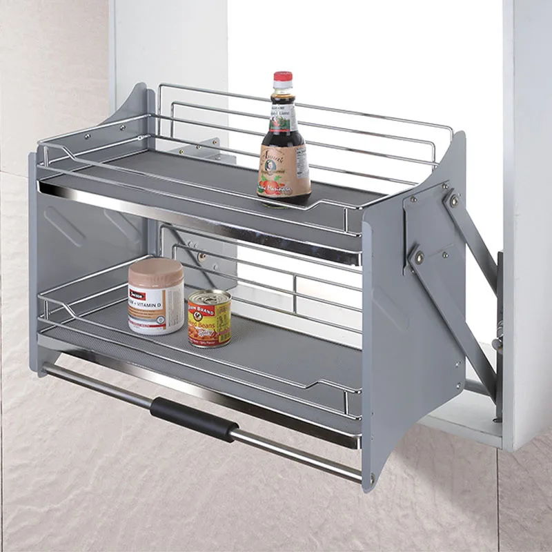 Kitchen-Hanging-Cabinet-Lifting-Pull-Down-Kitchen-Storage-Rack-Damping ...