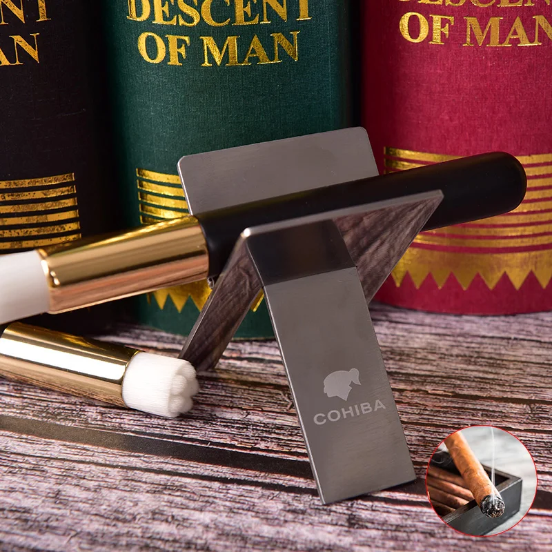 Cigar Ashtray Holder Steel Practical Gadgets Silver Foldable Cigar ...