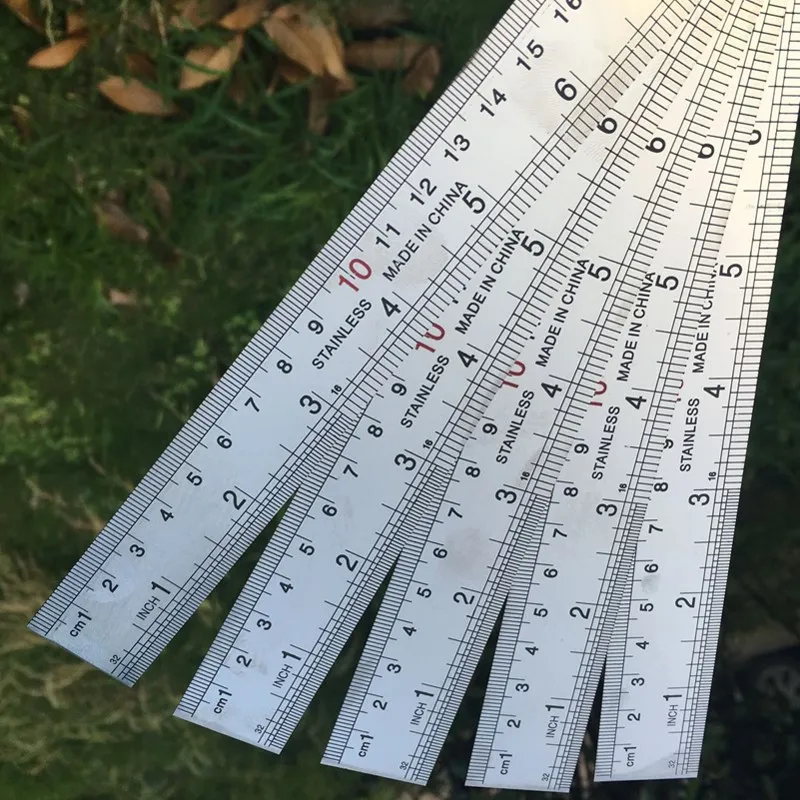20cm-Stainless-Steel-Metal-Straight-Ruler-Double-Sided-Measuring-CM ...