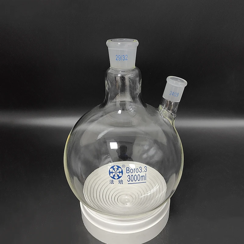 FAPE-Two-necked-flask-oblique-shape-with-two-necks-standard-ground ...