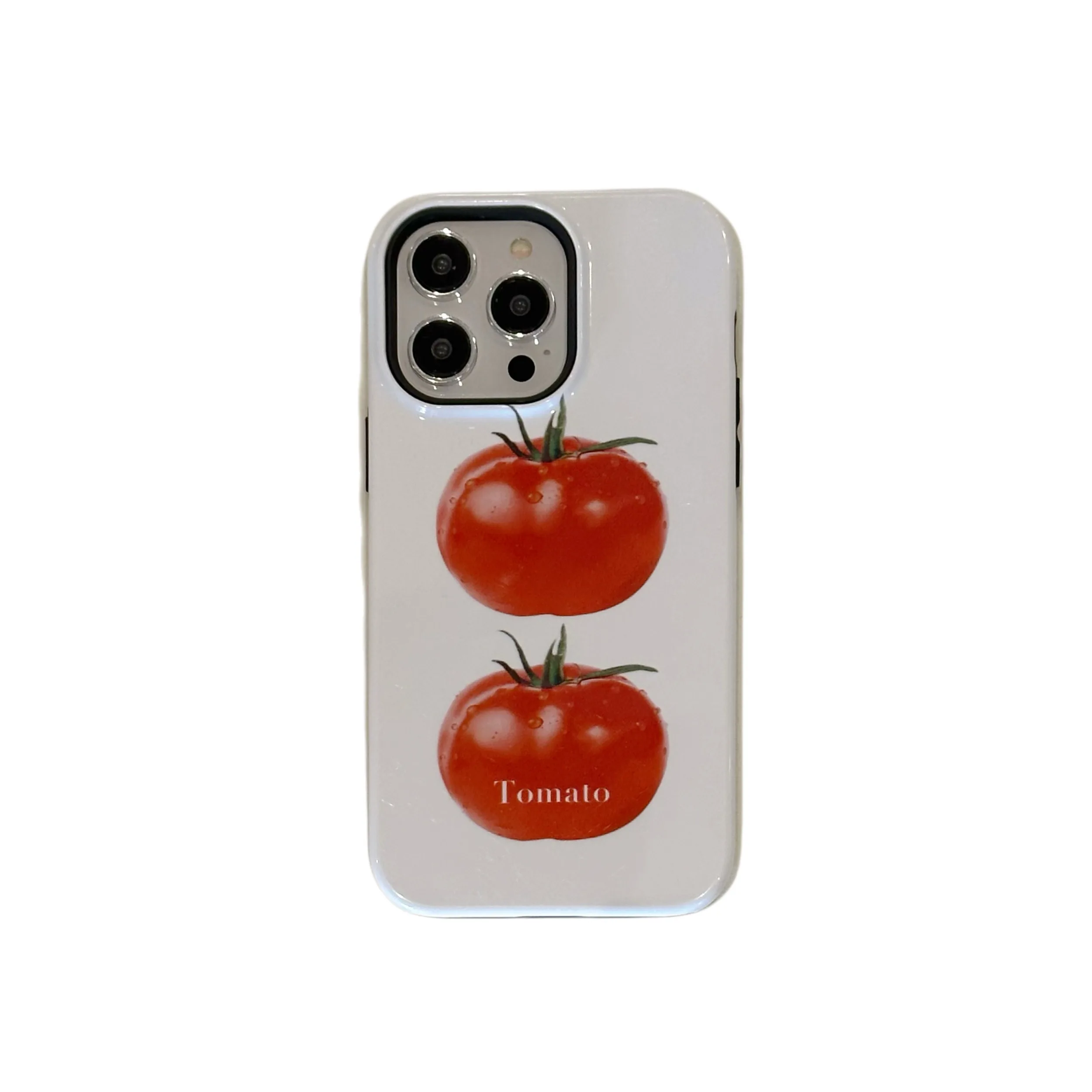 Playful INS Two Tomatoes Enhanced Protective 2-in-1 Case for iPhone 14 13 Pro Max Plus Back ...