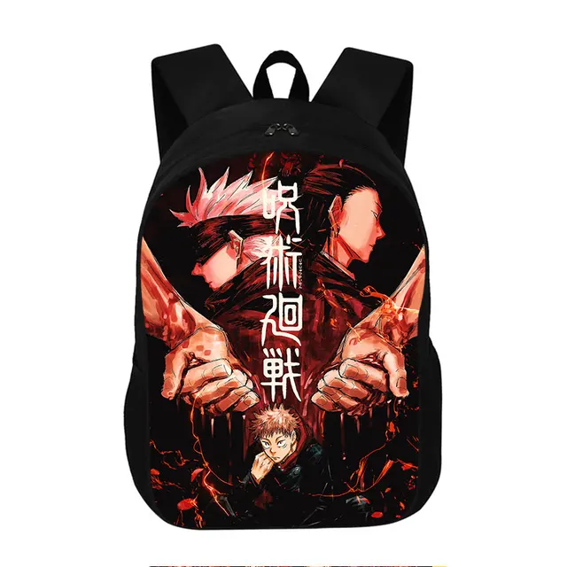 Anime Jujutsu Kaisen Backpack For 6-18 Years Old Children School Bag ...
