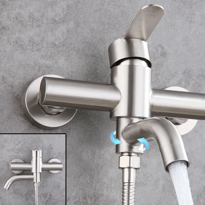 Stainless-Steel-Shower-Mixer-Faucet-Shower-Diverter-Wall-Mounted ...