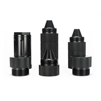 1.58"OD 10"L 7075 Aluminum 1/2x28+5/8x24 Modular Solvent Trap Fuel ...