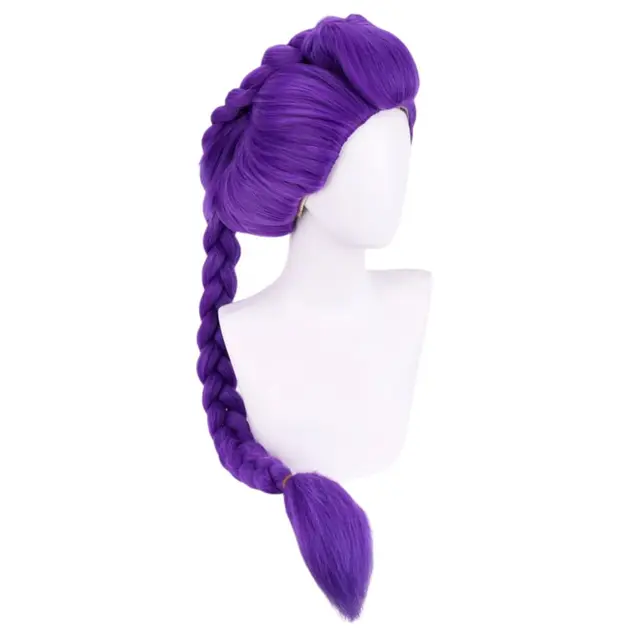 Cabinet Cam Lock Rumi Purple Braided Wig – KPop Demon Hunters Hairpiece ...