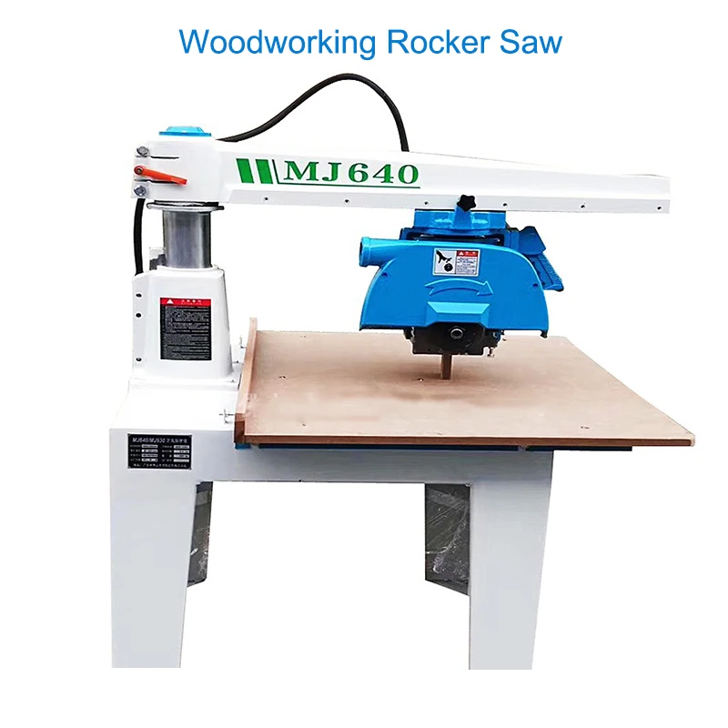 MJ640-2-2KW-Woodworking-Rocker-Saw-Circular-Radial-Arm-Saw-Machine ...
