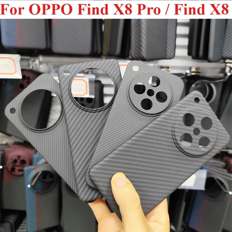 For Oppo find X8 Pro Cases Carbon Fiber Covers Shockproof Phone Cover ...