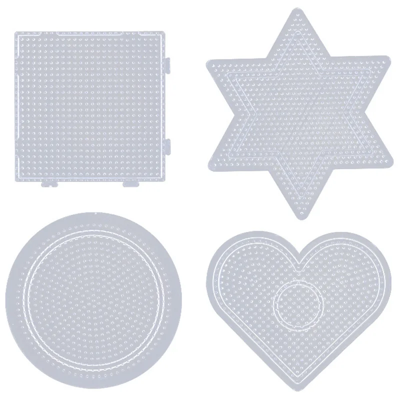 4pcs-2-6-5mm-Practical-PE-Clear-Square-Melting-Bead-Pegboards-Board ...