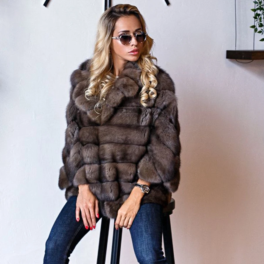 New-Fox-Fur-Jackets-Turndown-Collar-Fox-Fur-Coats-Winter-High-Quality ...