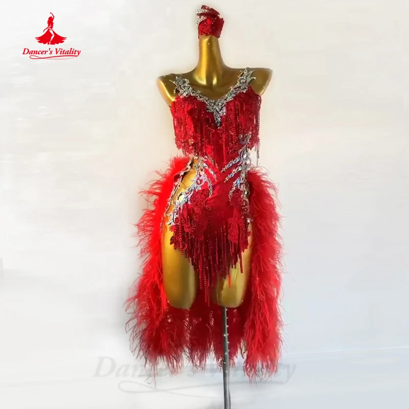 Vestido-de-baile-latino-para-mujer-falda-personalizada-de-gama-alta ...