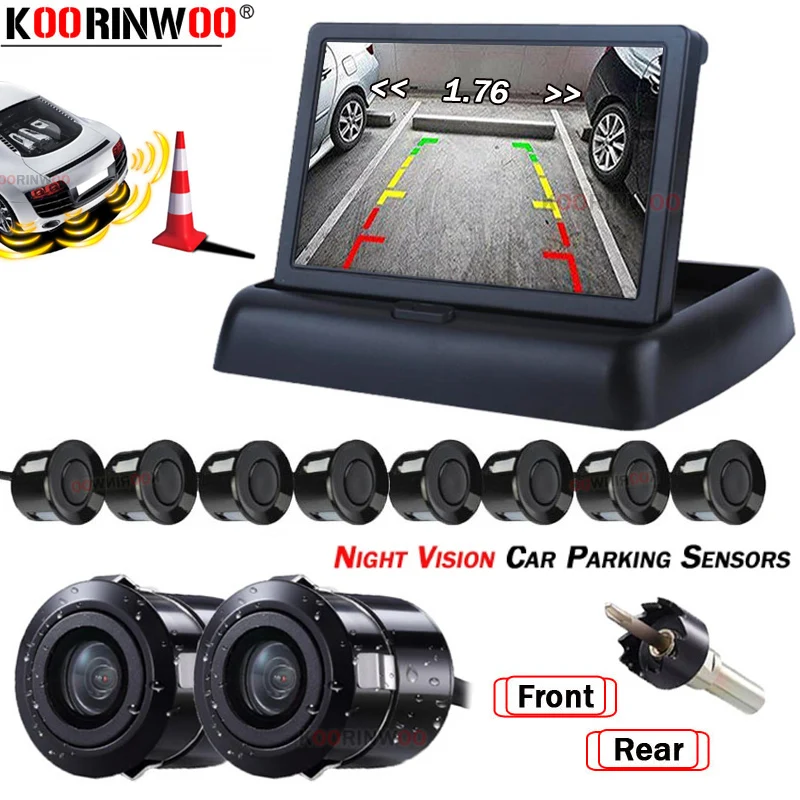 Koorinwoo Video Parktronic System Dual Core Cpu Cars Monitor Mirror ...