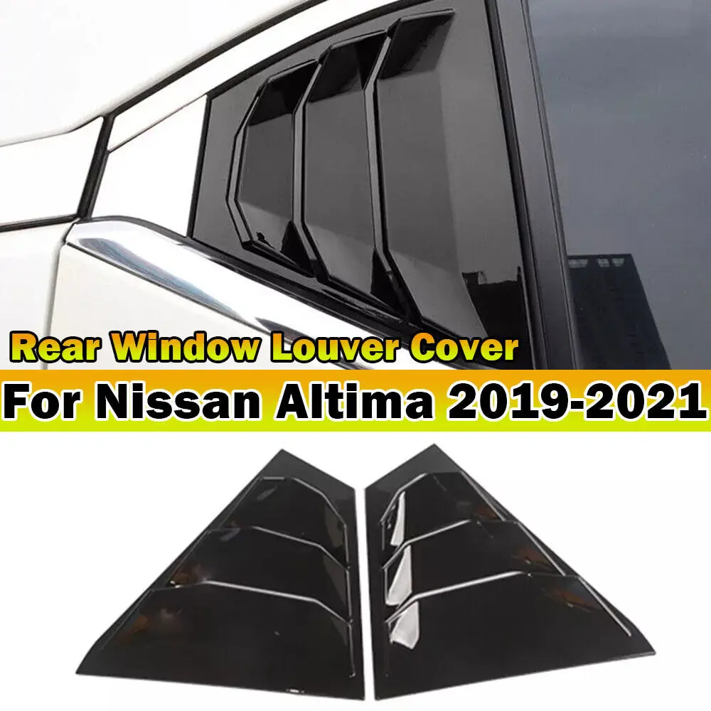 For Nissan Altima 2019 2020 2021 Car Rear Louver Window Side Shutter ...