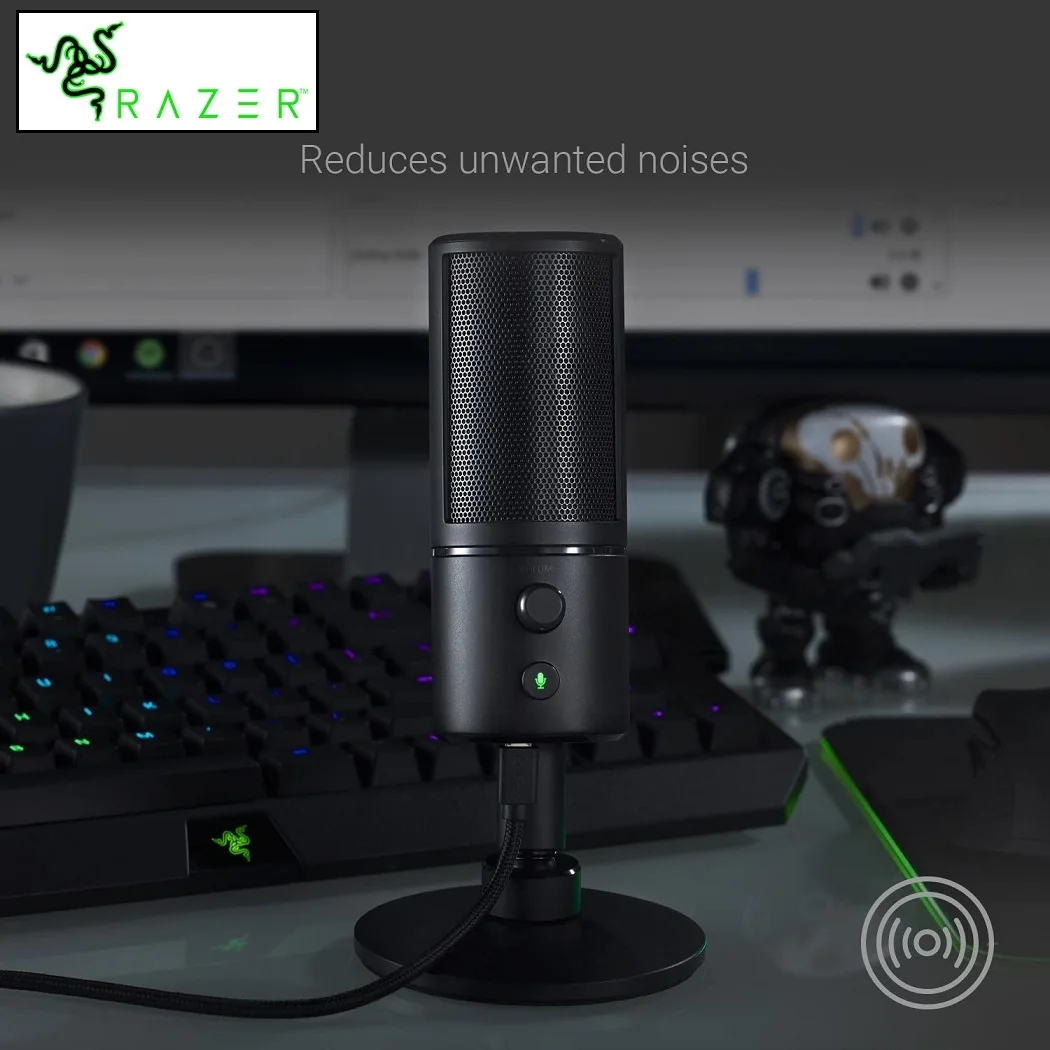Razer-Seiren-X-USB-Streaming-Microphone-Built-In-Shock-Mount ...