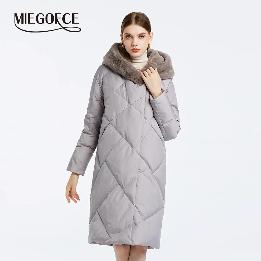 MIEGOFCE-2023-Winter-Cotton-Parka-Fashion-Faux-Fur-Collar-Long-Sleeve ...