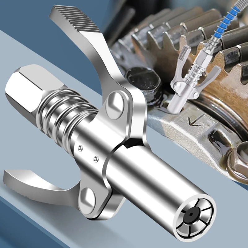 High-Pressure-Dual-Handle-Grease-Gun-Coupler-10000PSI-1-8-NPT-Grease ...