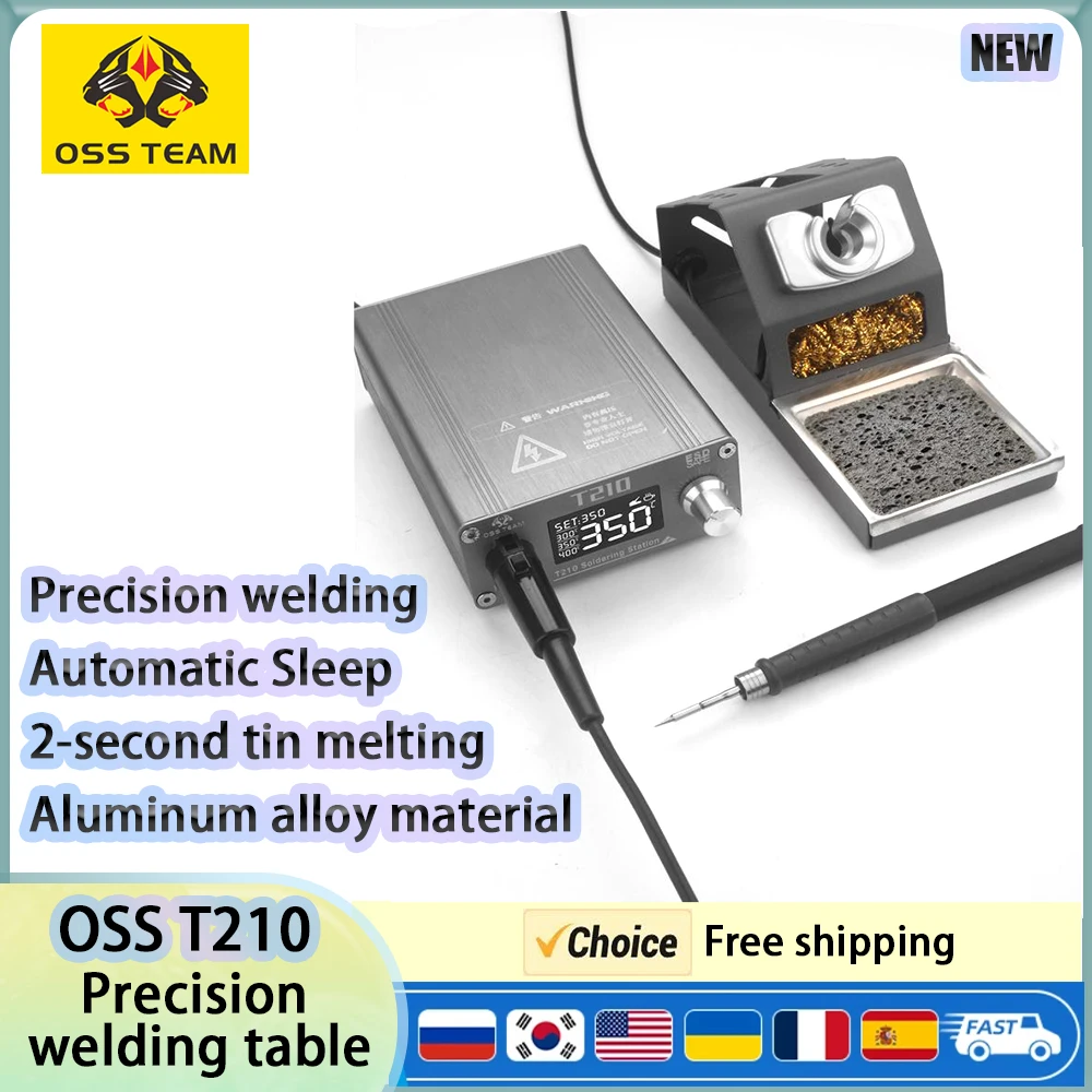 OSS-T210-Solder-Station-75W-Digital-display-Constant-temperature-C210 ...