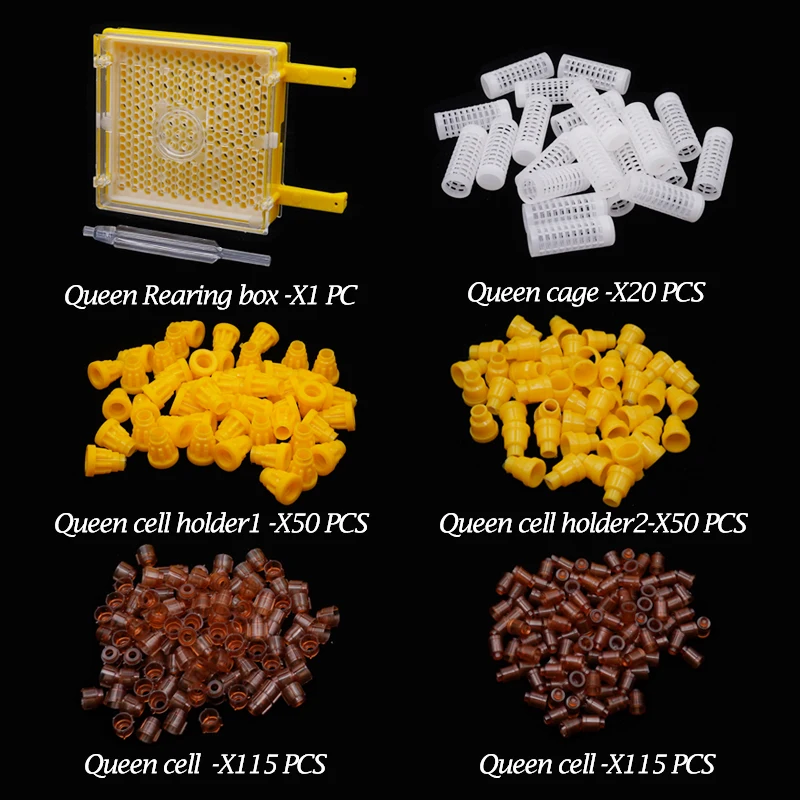 1 Set Queen Bee Rearing Kit, Jenter Apiculture Rearing Tool, Box Cage ...
