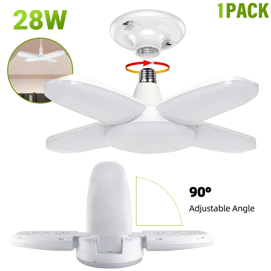 E27-Fan-Blade-Light-Lamp-110V-220V-28W-LED-Bulb-360-Degrees-Foldable ...