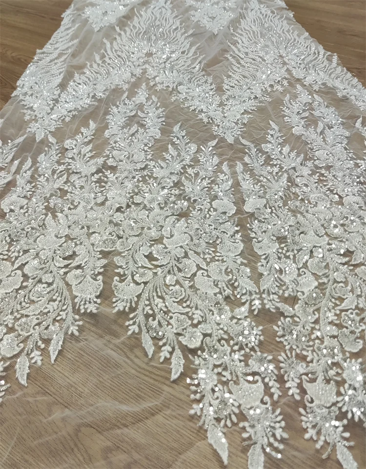 Fashion-Hot-Sale-African-Embroidered-Net-Lace-With-Sequins-French ...