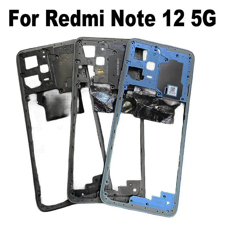 For-Xiaomi-Redmi-Note-12-4G-5G-Middle-Frame-Housing-Case-Middle-Frame ...
