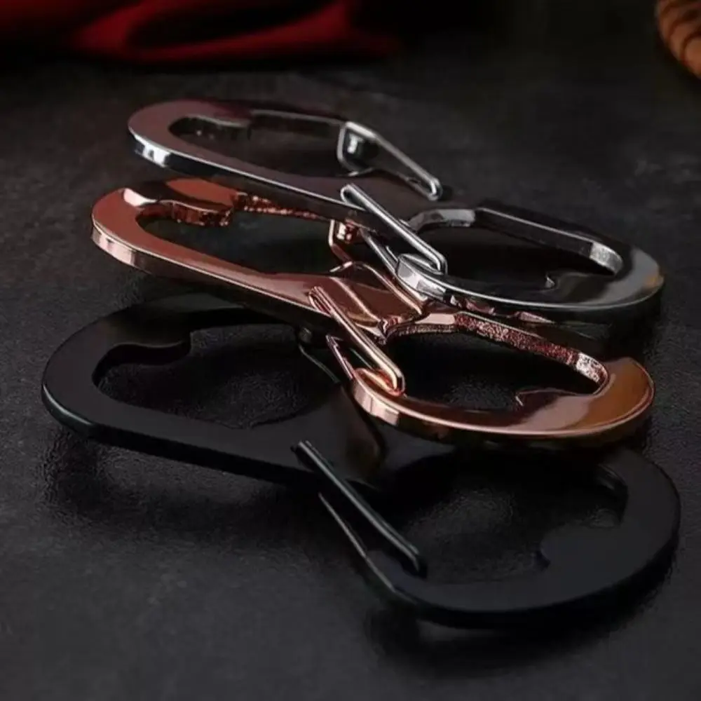 Stainless-Steel-8-shaped-Carabiner-Bottle-Opener-Carry-on ...