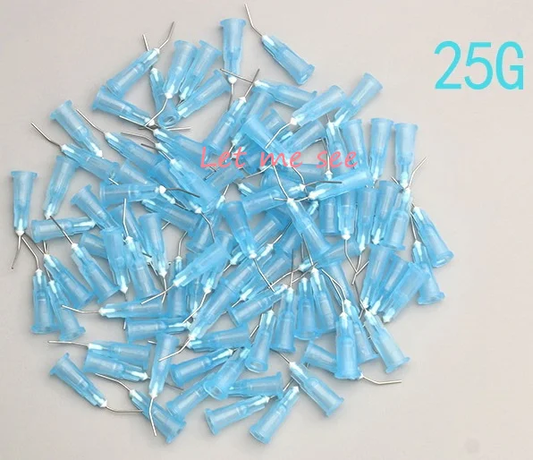 100pcs Dental Disposable Acid Etch Flow Tip Prebent Needle for ...