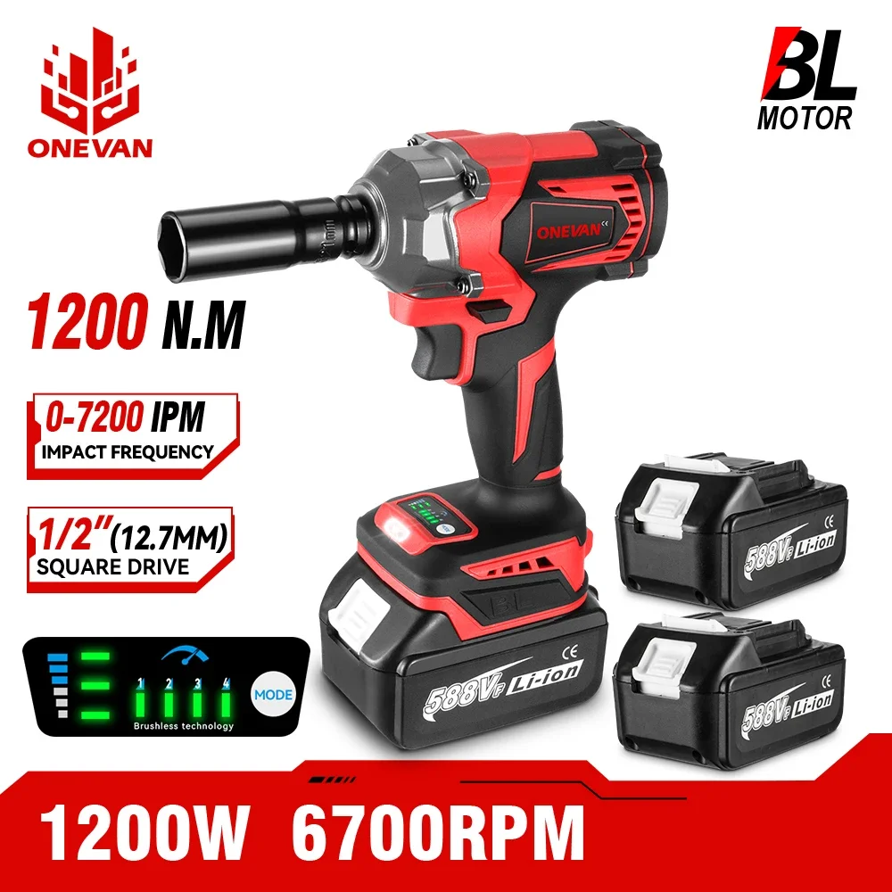 ONEVAN-1200-N-M-Torque-Brushless-Electric-Impact-Wrench-1-2-In-Lithium ...