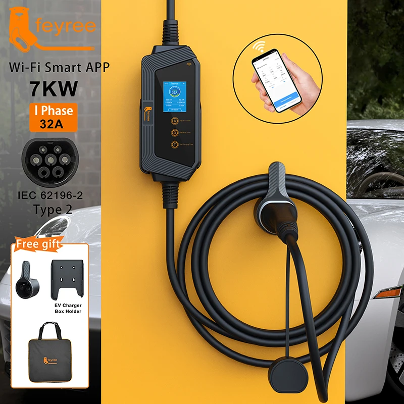 feyree-Portable-EV-charger-Type2-32A-7KW-Fast-Charging-for-Electric ...