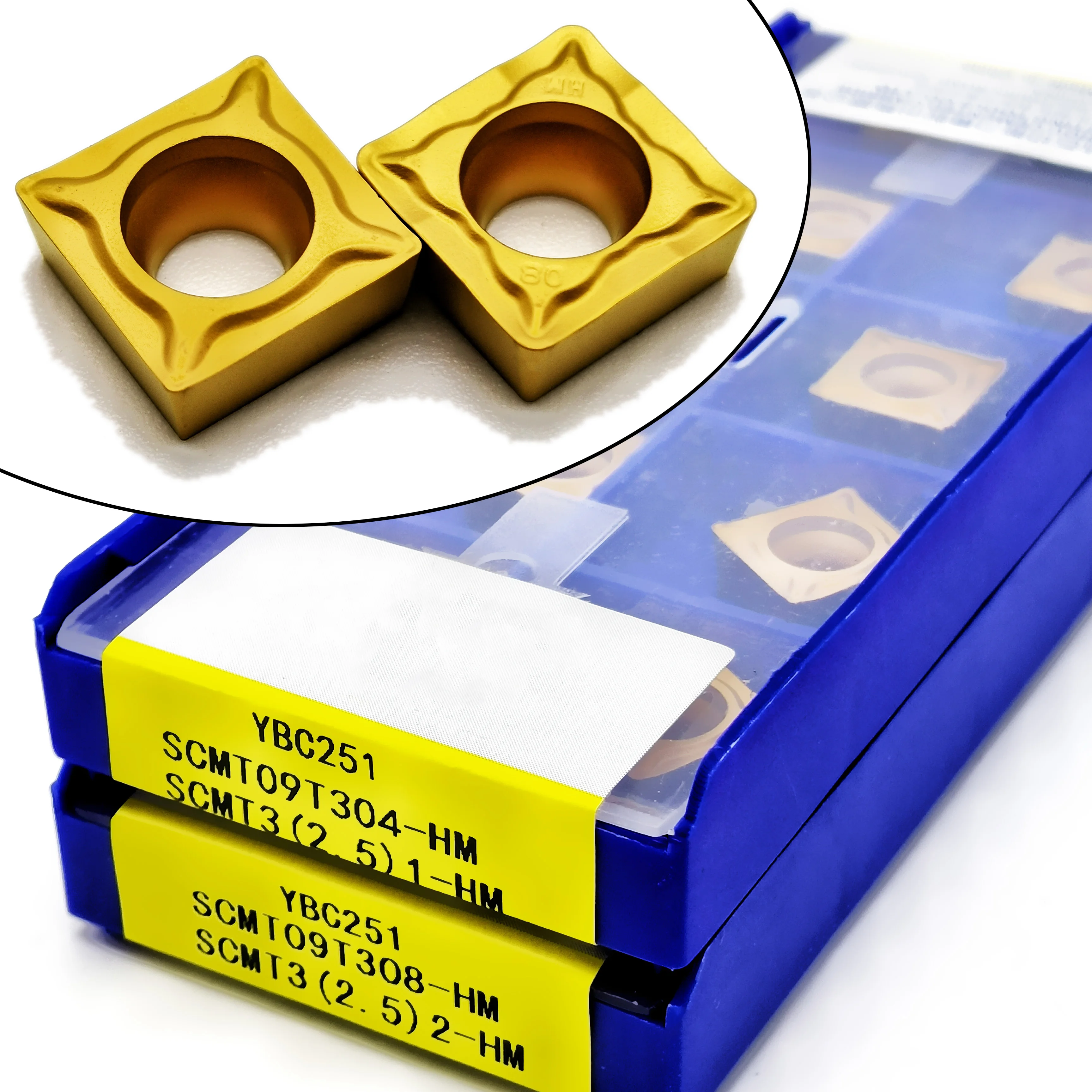 SCMT09T304-SCMT09T308-HM-YBC251-High-quality-carbide-inserts-CNC-lathe ...