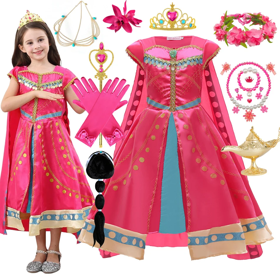Vestido-de-princesa-Jasmine-para-ni-as-Aladd-n-de-Navidad-hermoso ...