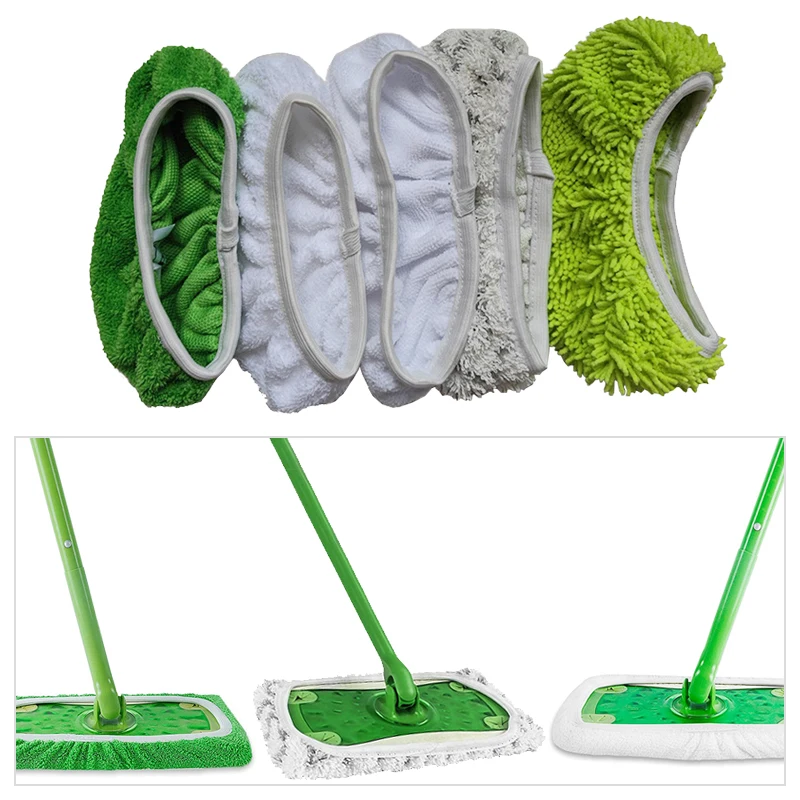 Multi-Function-Broom-Cover-Floor-Dust-Cleaning-Mop-Cloth-Coral-Fleece ...