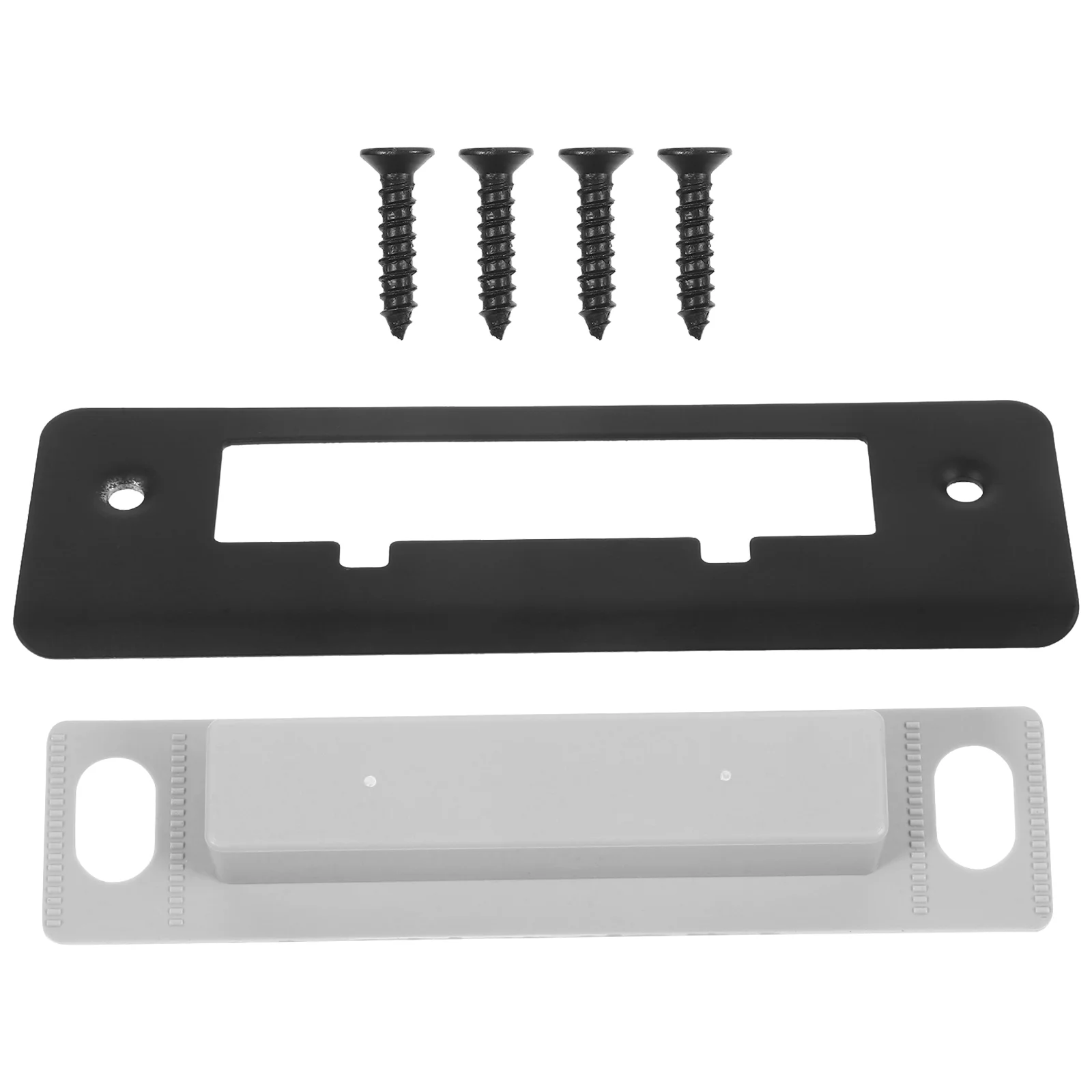 Door-Lock-Plate-Strike-Black-Filler-Reinforcement-Plates-Exterior-Doors ...