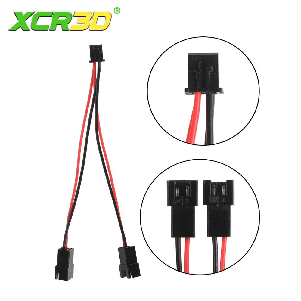 XCR3D-5-10pcs-Hotend-Fans-Parallel-Extension-Cable-Fan-Adapter-Line-XH2 ...