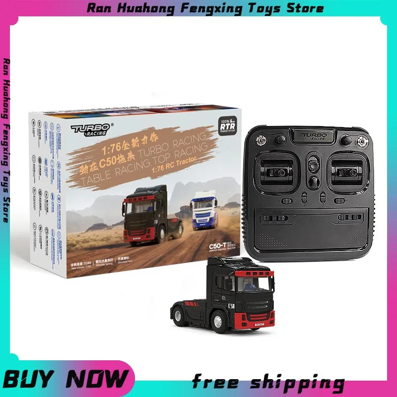 1-76-Turbo-Racing-C50-t-Rtr-Remote-Control-Container-Truck-Brand-New ...