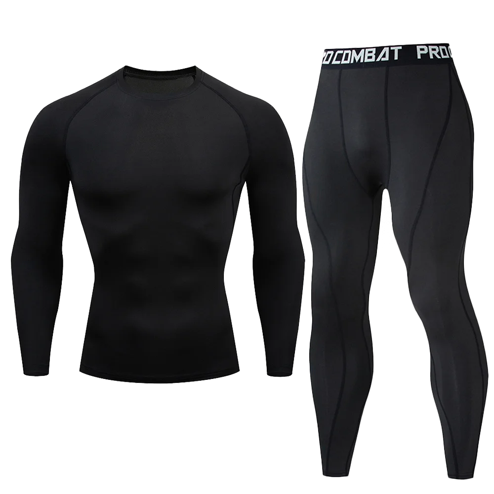 2025 Men's Compression Sportswear Suit GYM Tight Sports Yoga Sets ...