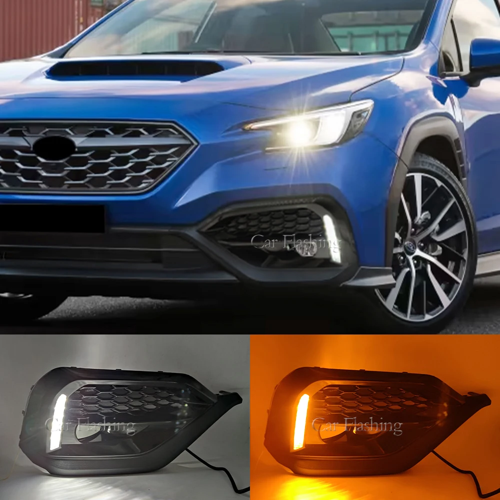 Car LED Daylight DRL For Subaru WRX STI 2022 2023 Daytime Running ...
