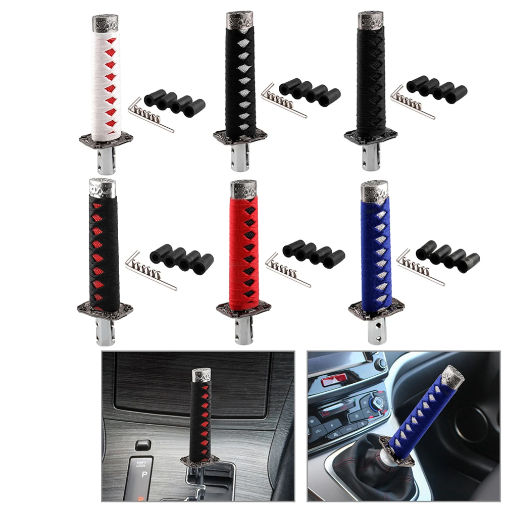 Universal-Samurai-Sword-Gear-Shift-Knob-Shifter-Katana-Metal-Manua ...